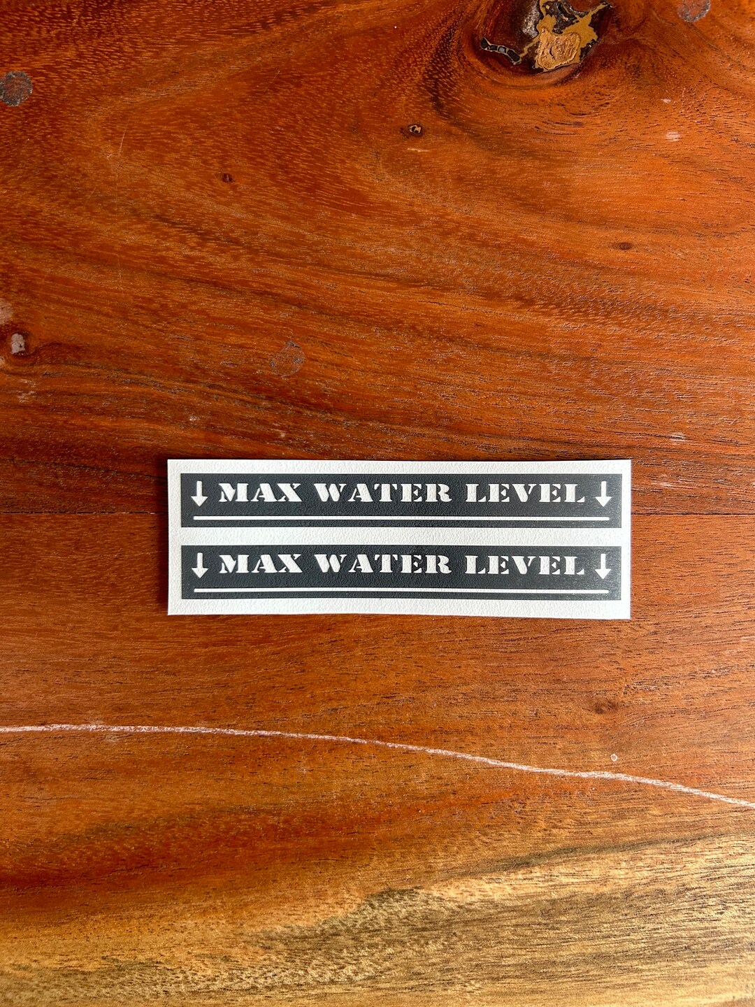 Max Water Level Vinyl Decals Set of 2 - Etsy