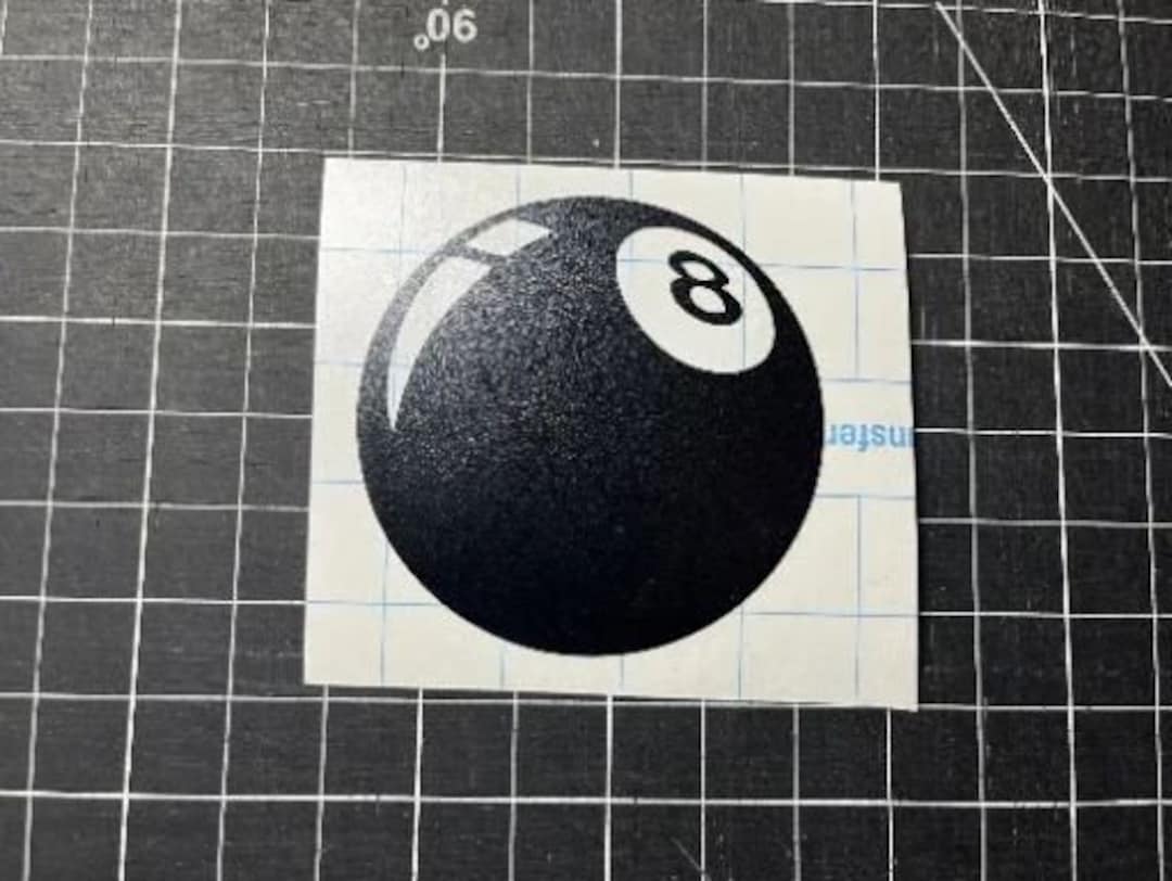 8 Ball Decal - Etsy