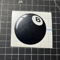 8 Ball Dripping Vinyl Decal - Etsy