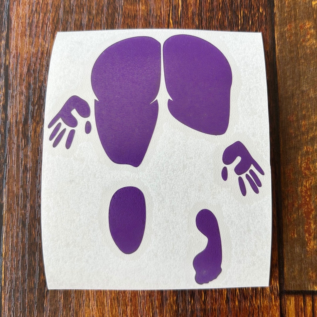 Butt Pressed Against Window Vinyl Decal - Etsy