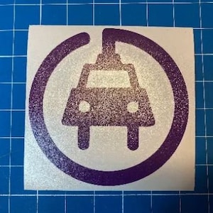 Electric Vehicle Vinyl Decal for EV Charge Port Door - Etsy