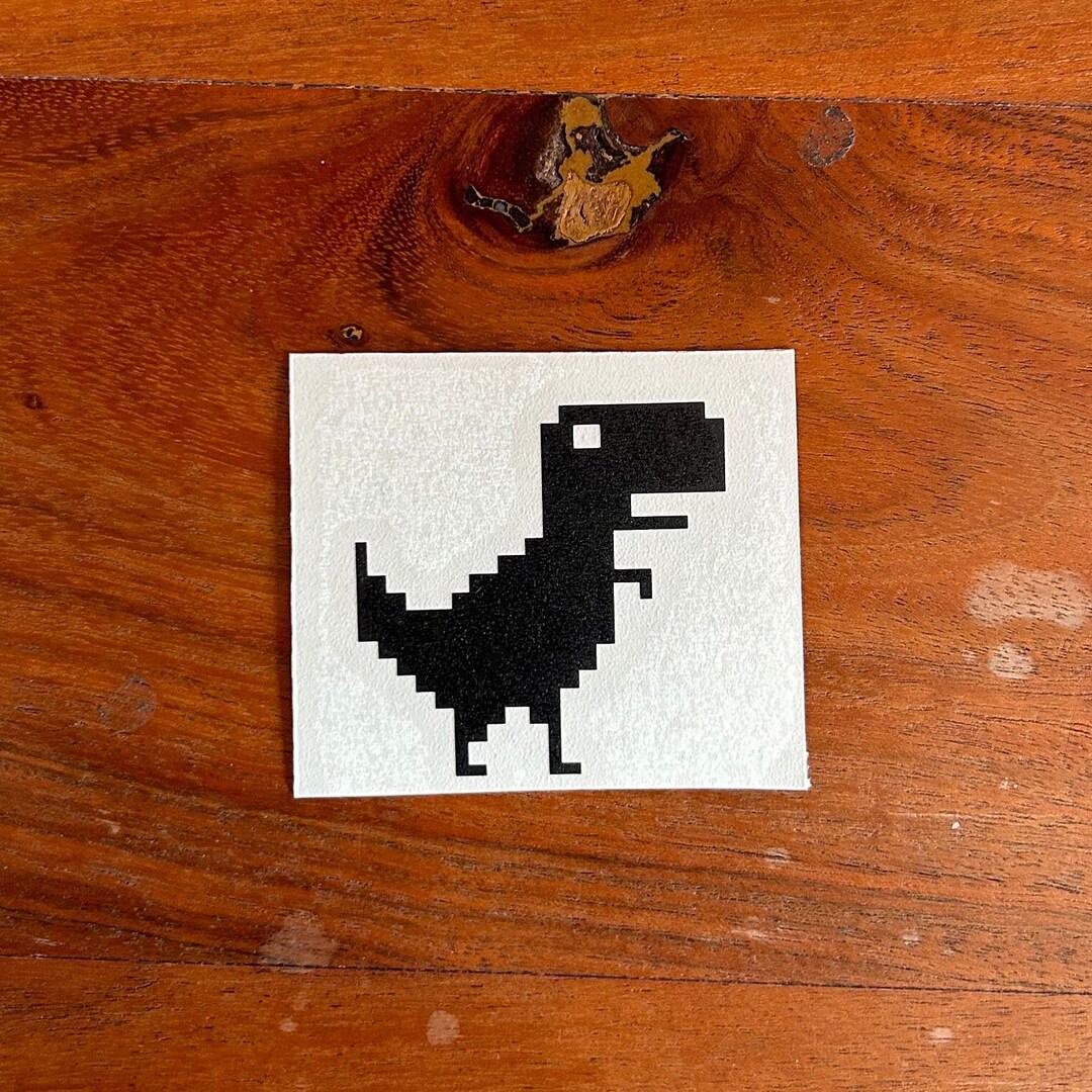 No Internet Dinosaur Vinyl Decal - Etsy