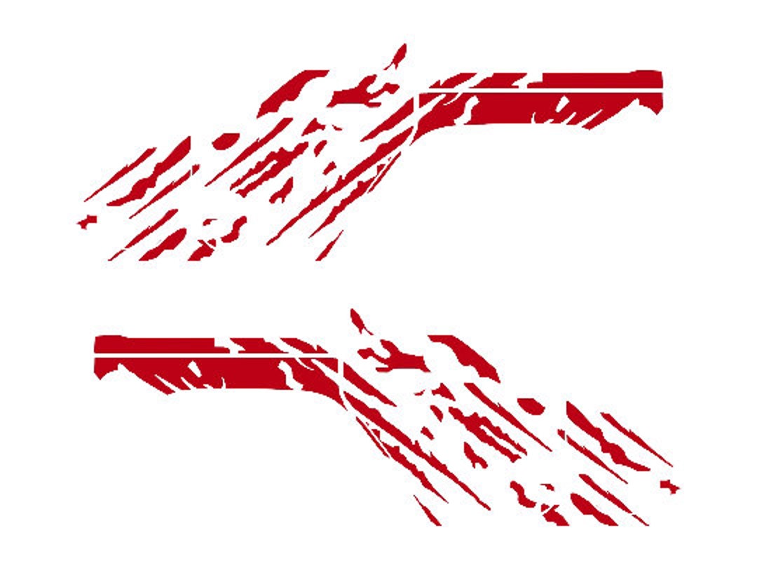 Car Splash Set of Two Vinyl Decal - Etsy