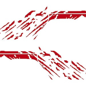 Car Splash Set of Two Vinyl Decal - Etsy