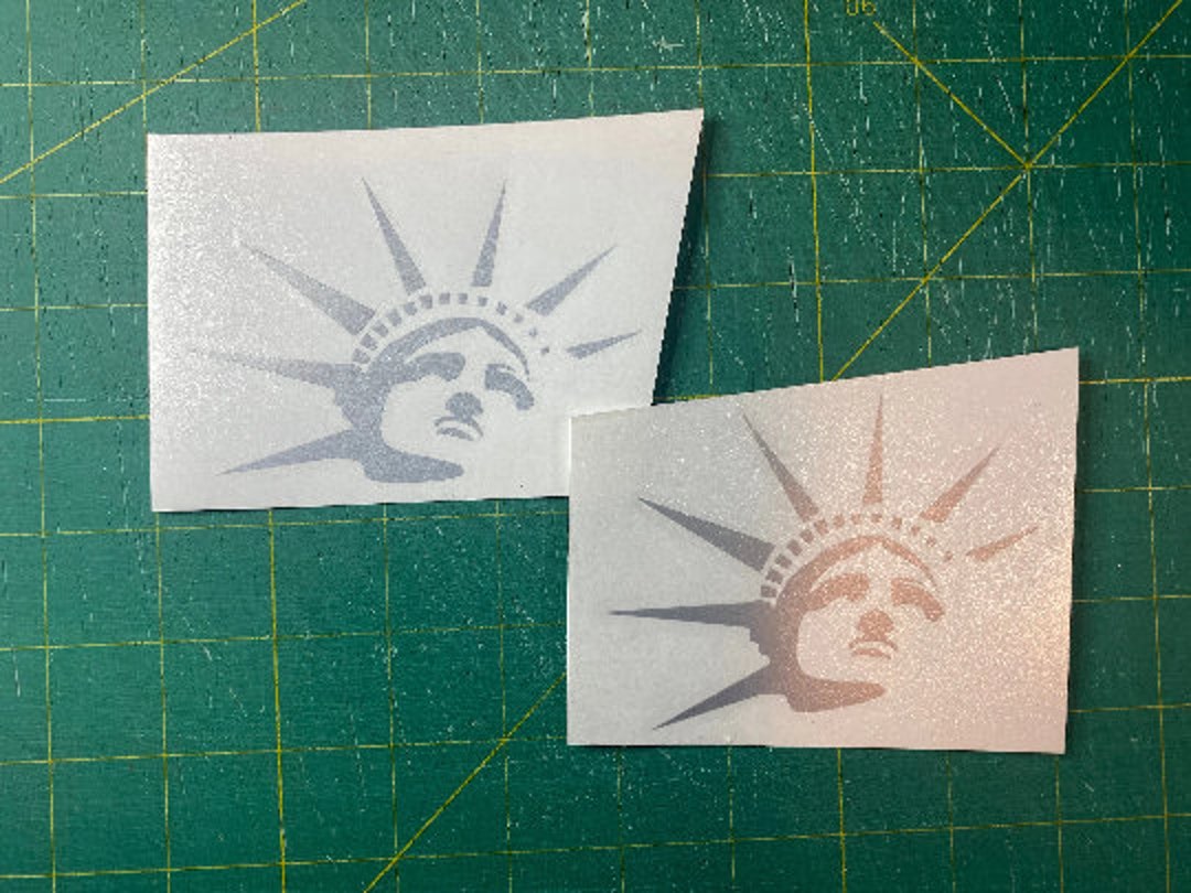 Lady Liberty Set of Two Vinyl Decal - Etsy