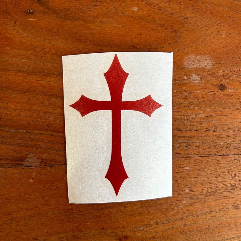 Cross Decal - Etsy