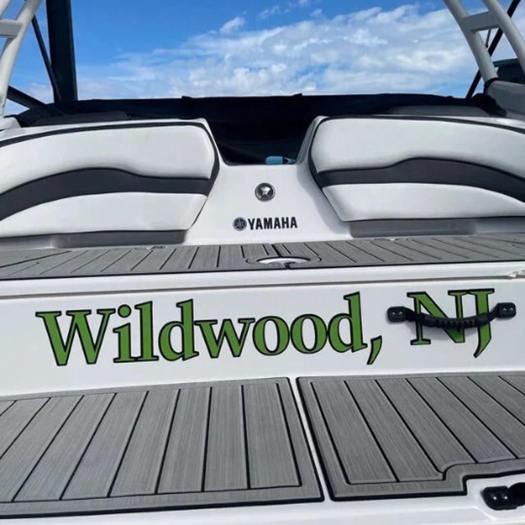 Name Your Boat Stern Decal - Etsy
