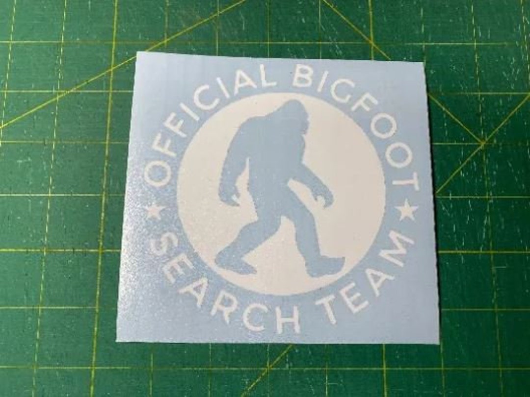 Official Bigfoot Search Team Vinyl Decal - Etsy