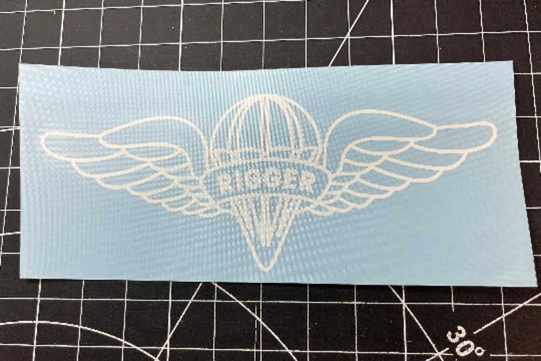 Rigger Airborne Wings Vinyl Decal - Etsy