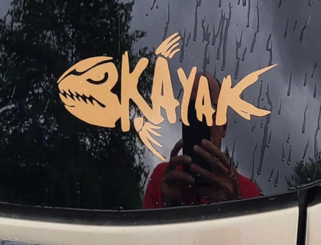 Kayak Bonefish Vinyl Decal - Etsy