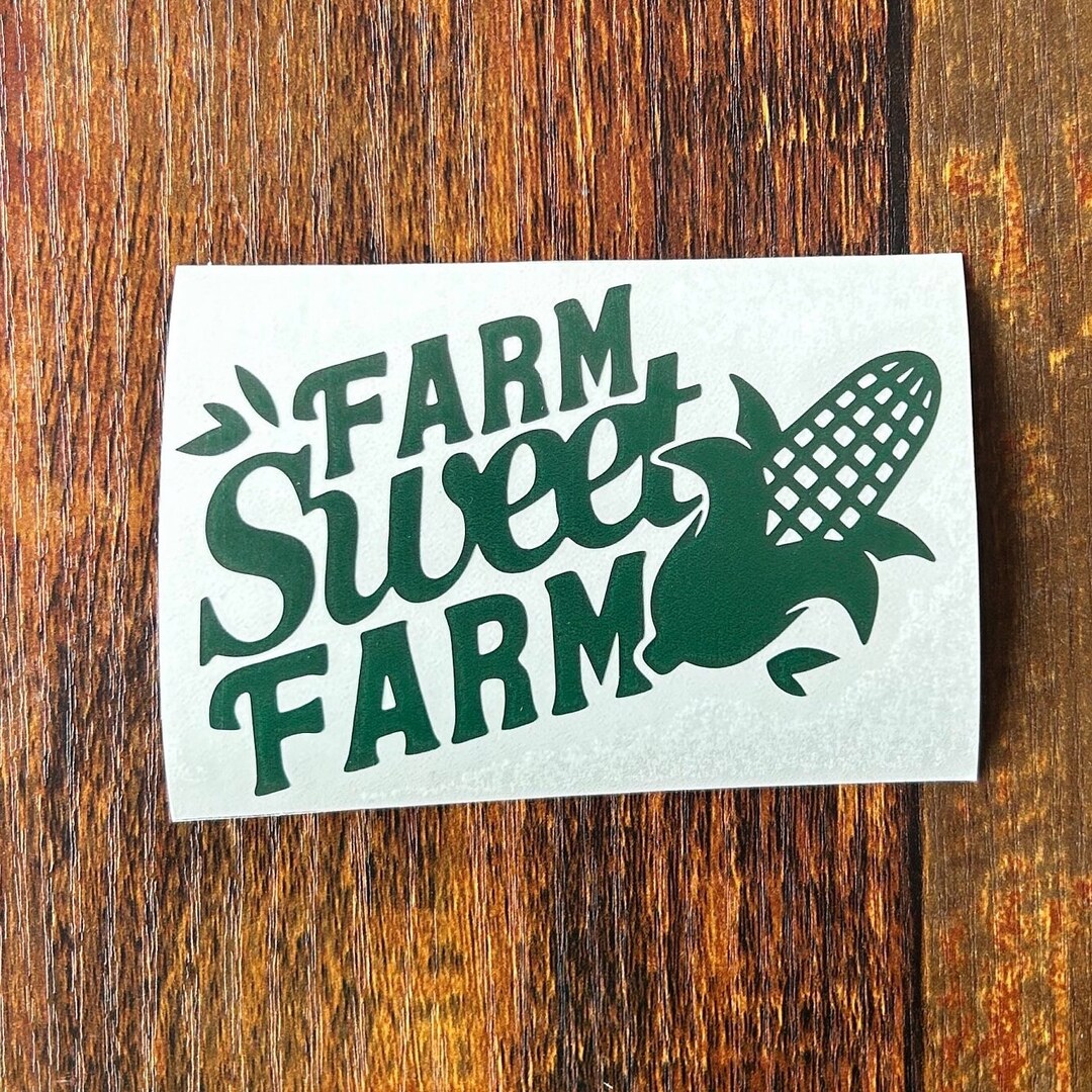 Farm Sweet Farm Vinyl Decal - Etsy