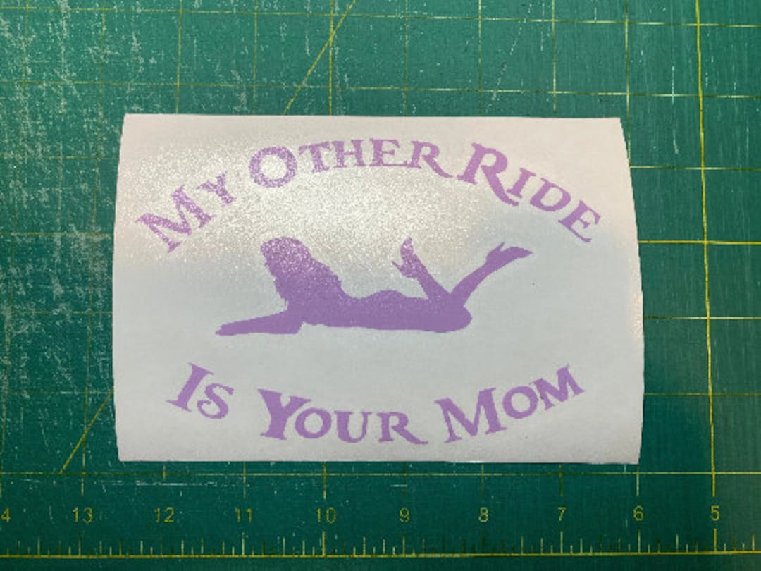 My Other Ride is Your Mom Vinyl Decal - Etsy