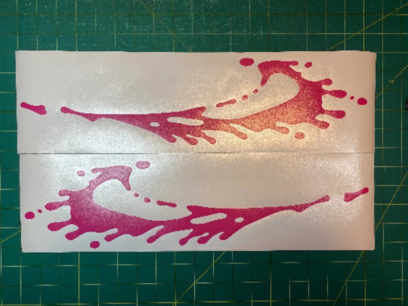 Mud Splash Set of 2 (L and R) Vinyl Decals - Etsy