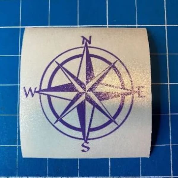 Compass Decal - Etsy