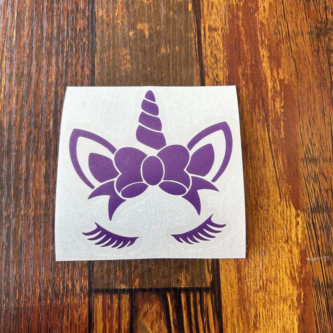 Unicorn Vinyl Decal - Etsy