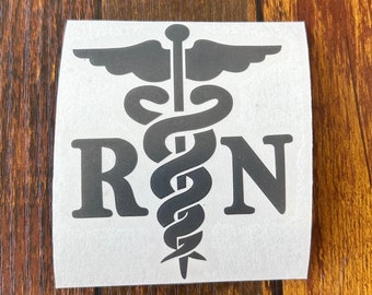 Caduceus Medical Cross LPN 5 Vinyl Decal Window Sticker - Etsy