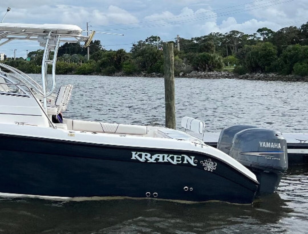 Name Your Boat Side Decals Set of 2 - Etsy