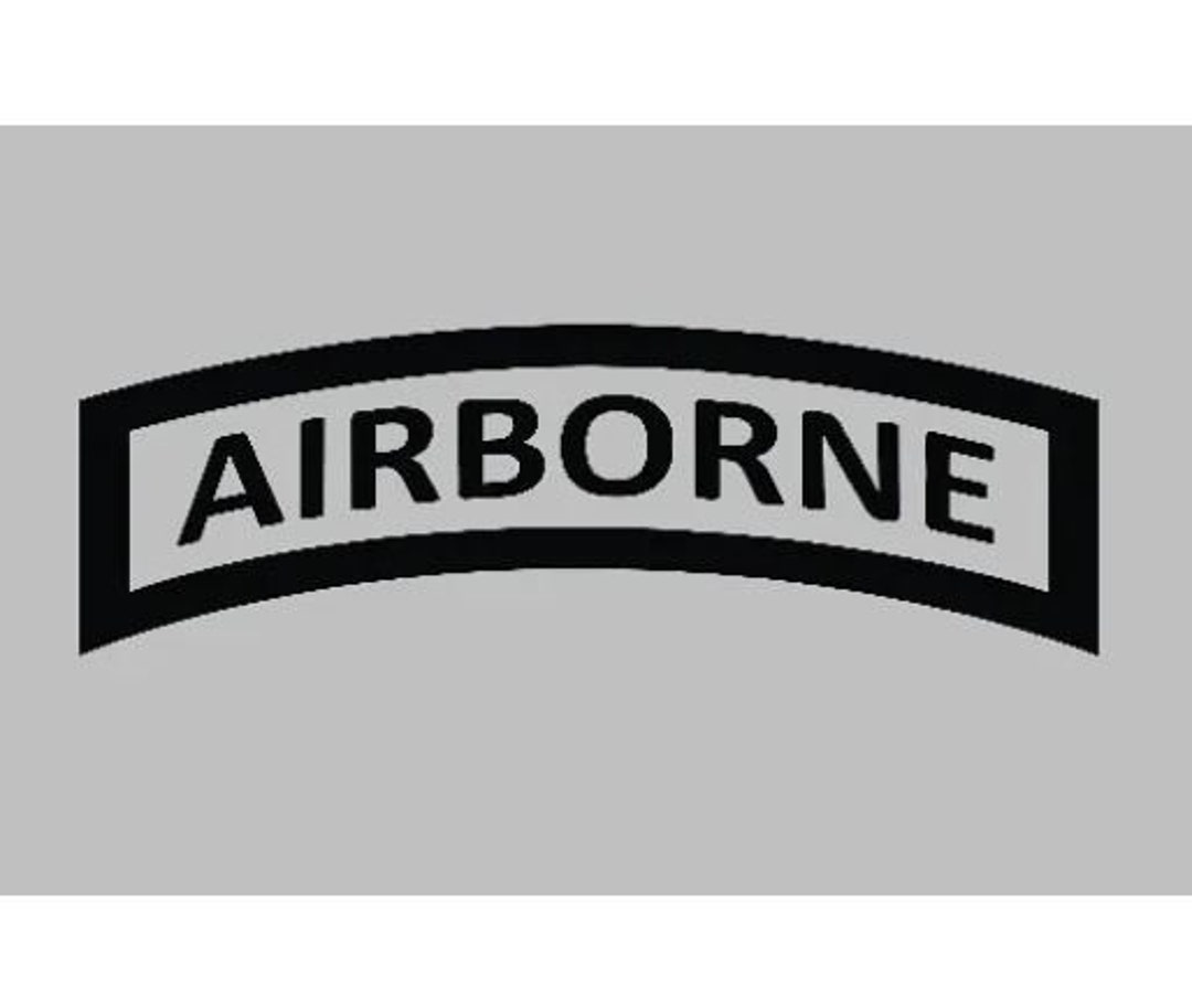 Airborne Tab / Military Veteran Vinyl Decal - Etsy