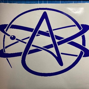 Atheist Star Vinyl Decal - Etsy
