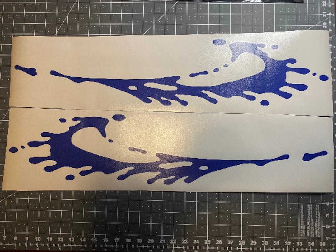 Mud Splash Set of 2 (L and R) Vinyl Decals - Etsy