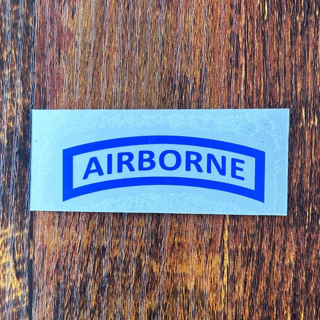 Airborne Tab / Military Veteran Vinyl Decal - Etsy