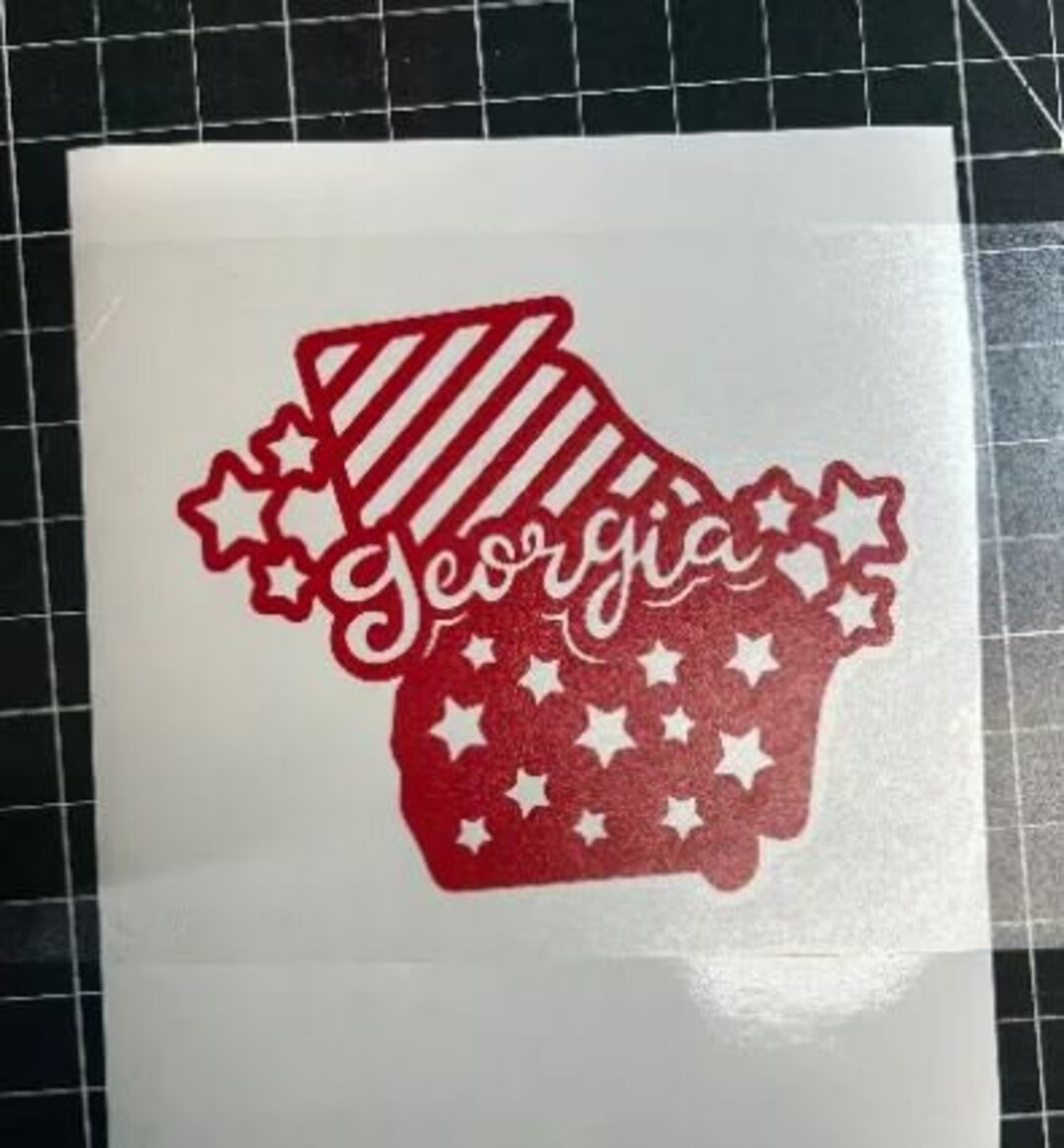 CUSTOM State American Flag Vinyl Decal - Etsy
