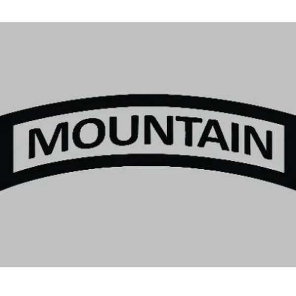 Mountain Tab Decal - Etsy