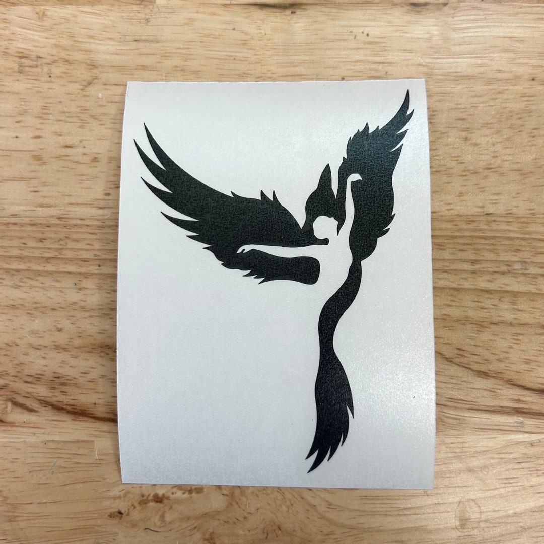 Swan Ballerina Vinyl Decal - Etsy