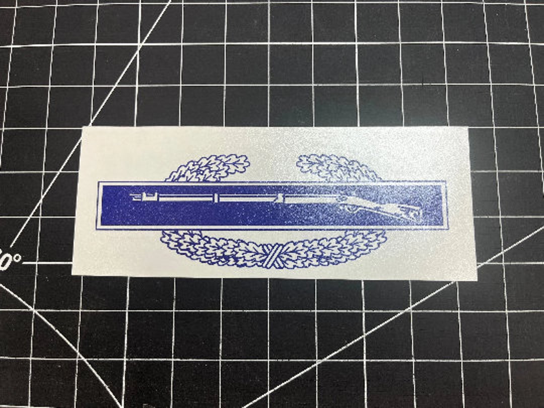 Combat Infantry Badge Vinyl Decal - Etsy