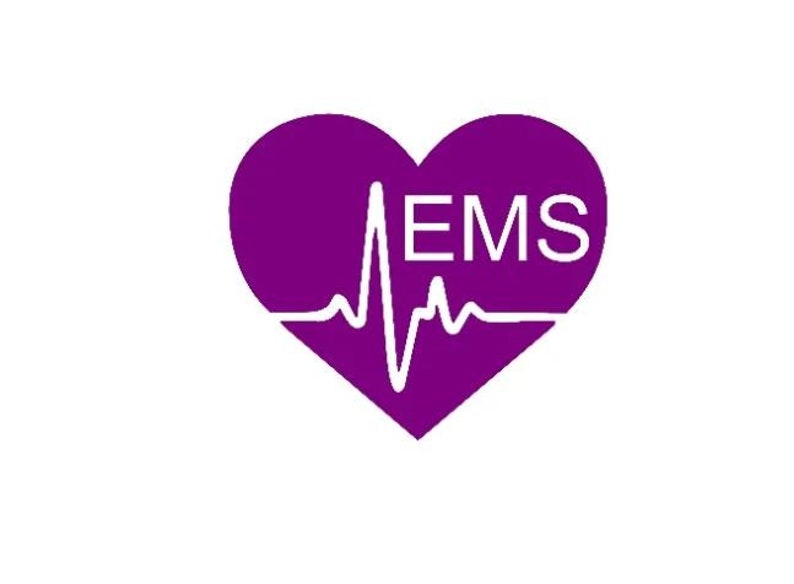 EMS Heart With EKG Vinyl Decal - Etsy