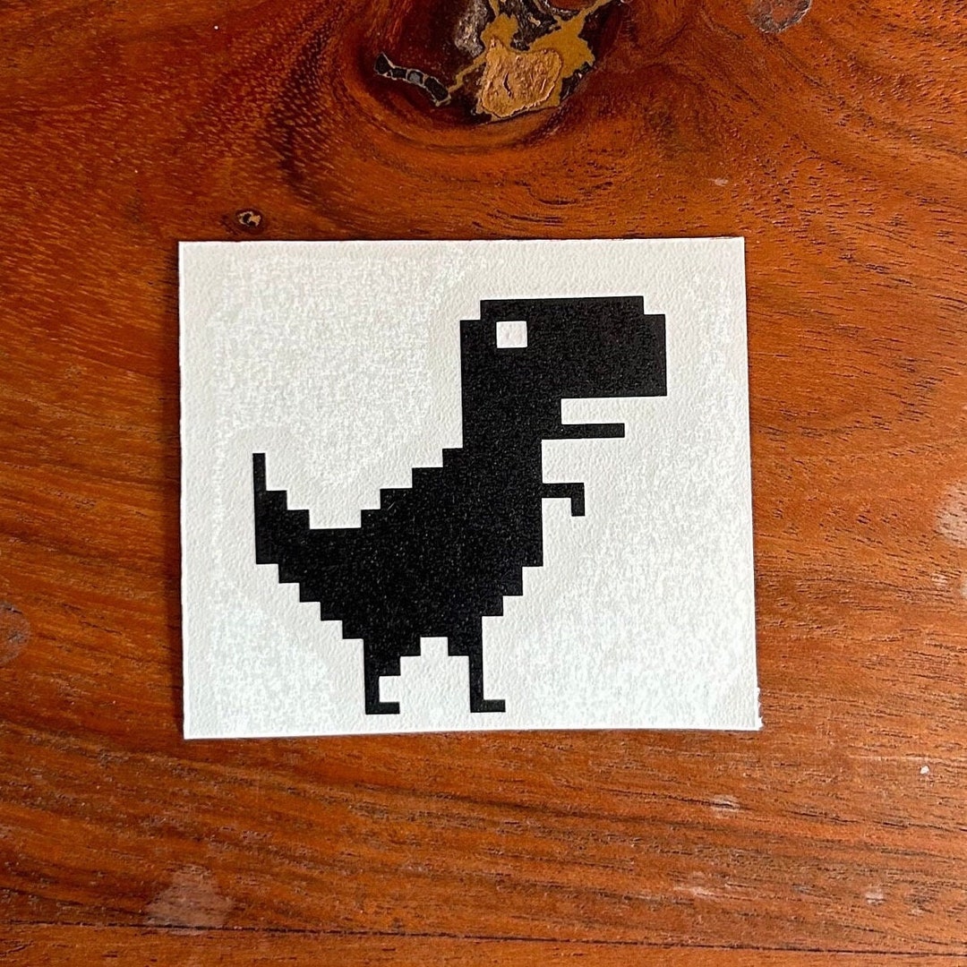 No Internet Dinosaur Vinyl Decal - Etsy