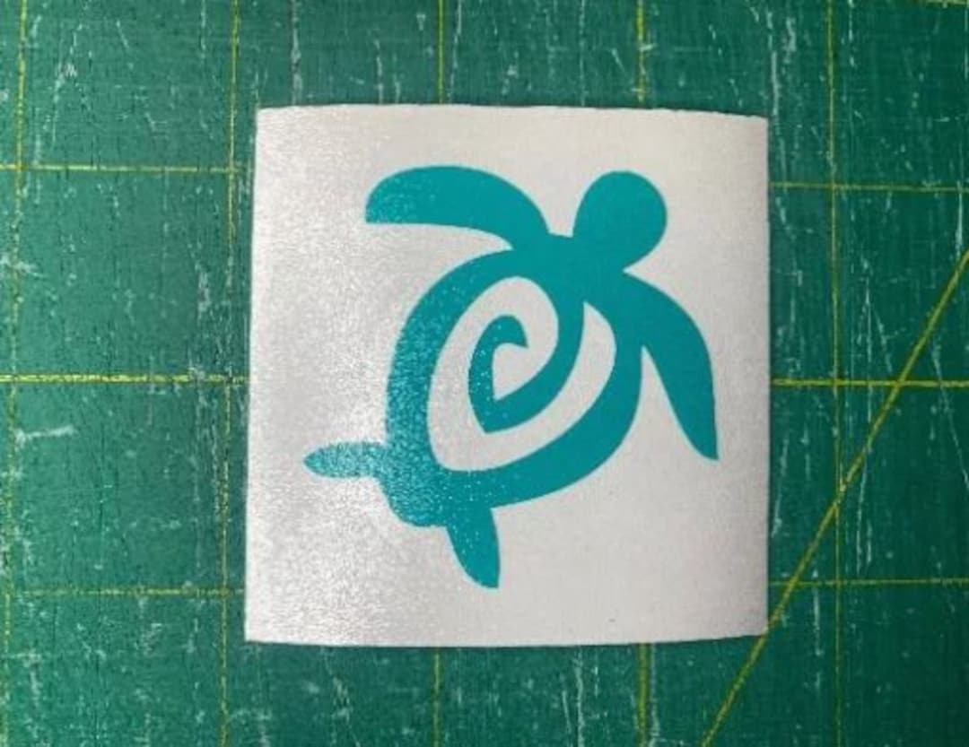 Sea Turtle Vinyl Decal - Etsy