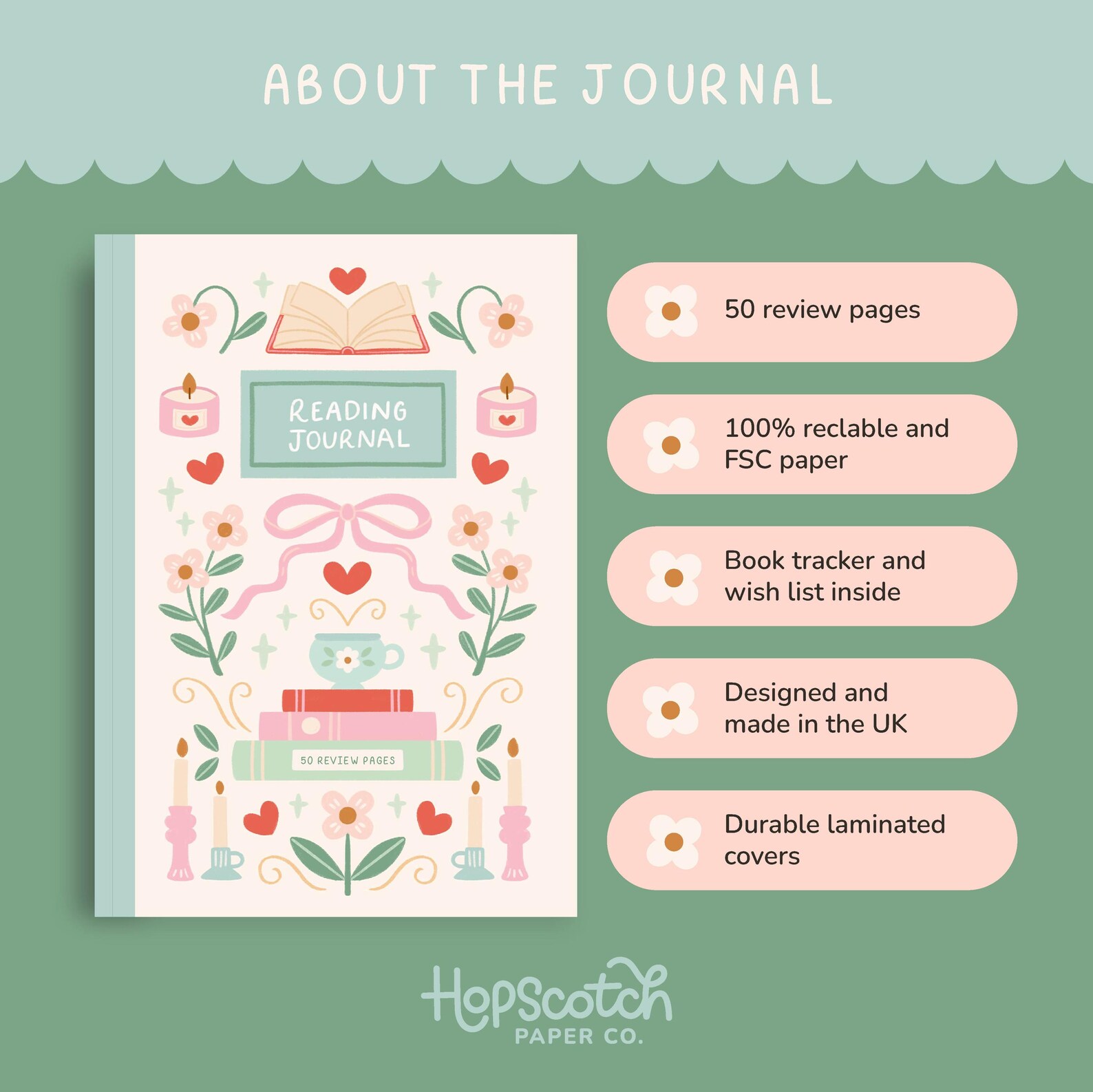 Reading Journal: Book Review Notebook With Bookshelf Tracker - Etsy