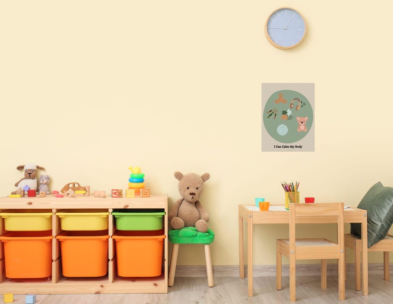 Calm Down Corner Printable Kit Special Education Classroom Decor. - Etsy