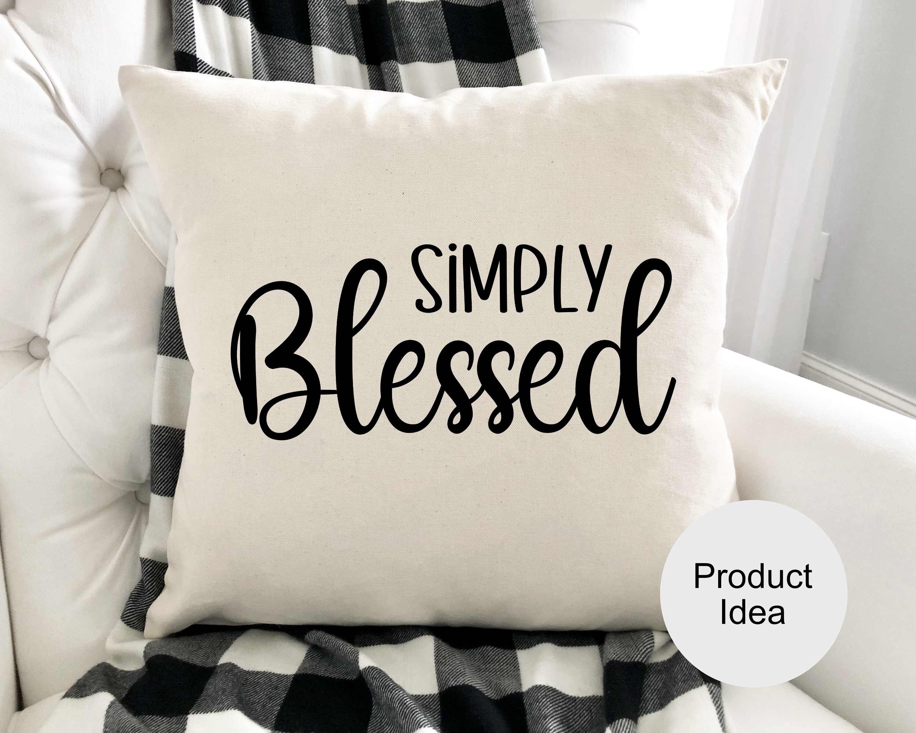 Simply Blessed Word Cut File, Word Decoupage Designs, Christian ...