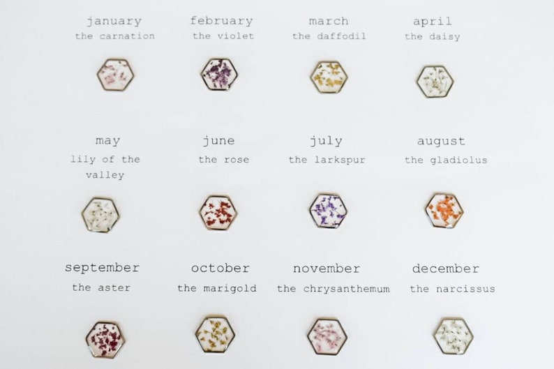 Birth Month Flower Adjustable Charm Bracelet - Etsy