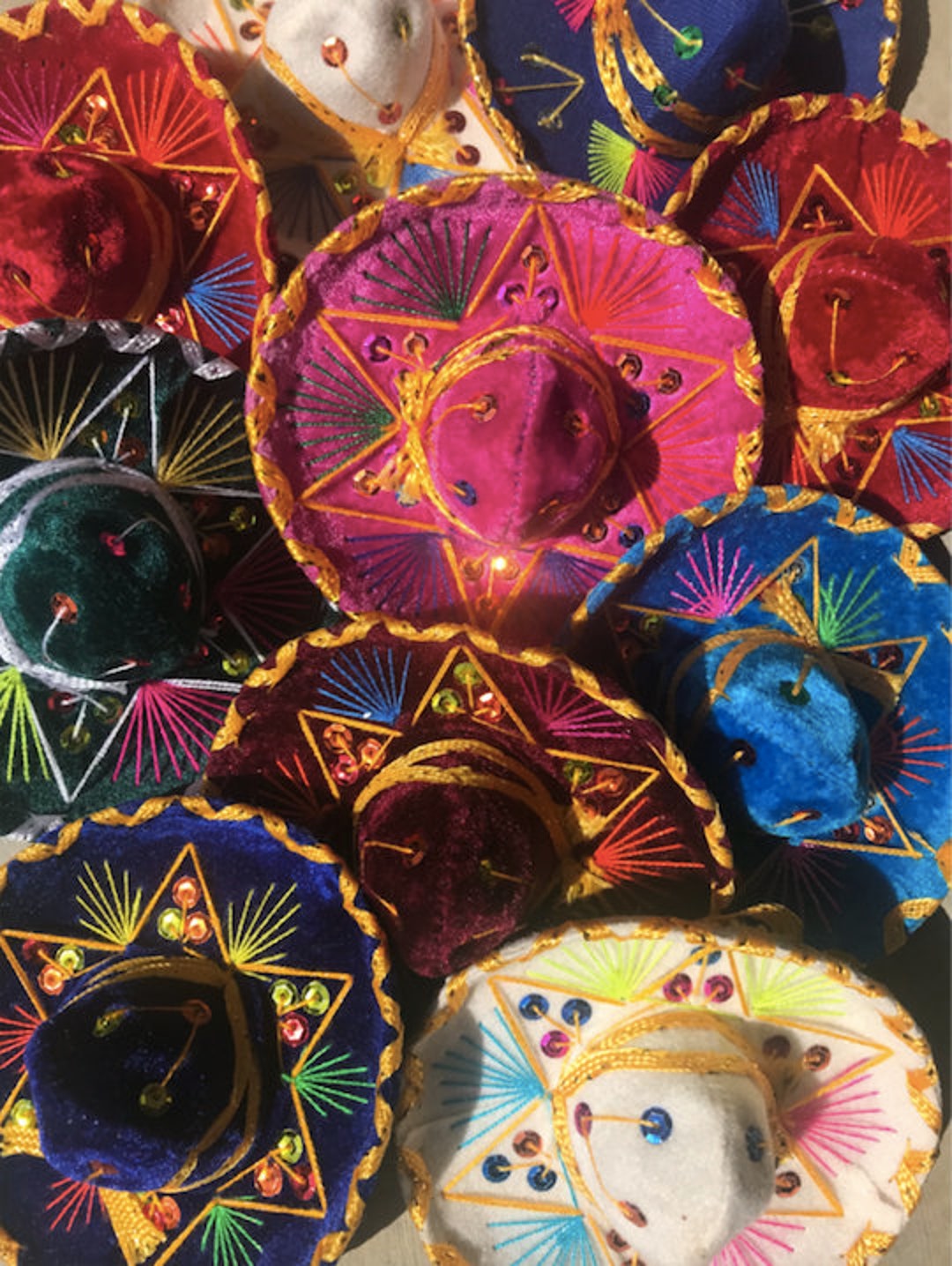 Mini Sombrero Hats, Fiesta, Mariachi Hat, Mexico, Spanish , Quinceanera ...