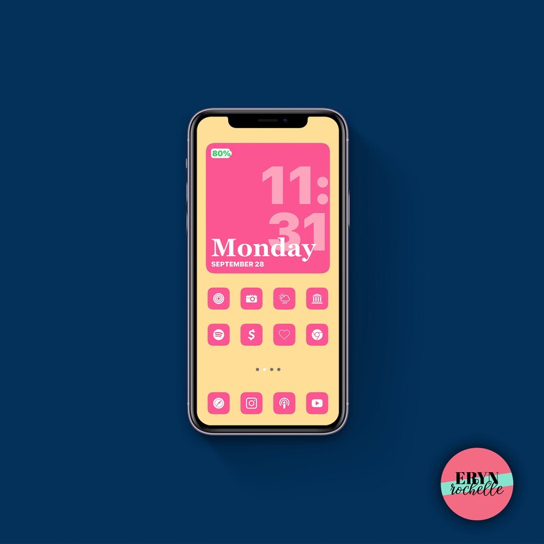 Pink and White App Icons Aesthetic App Covers Ios 14 Home - Etsy
