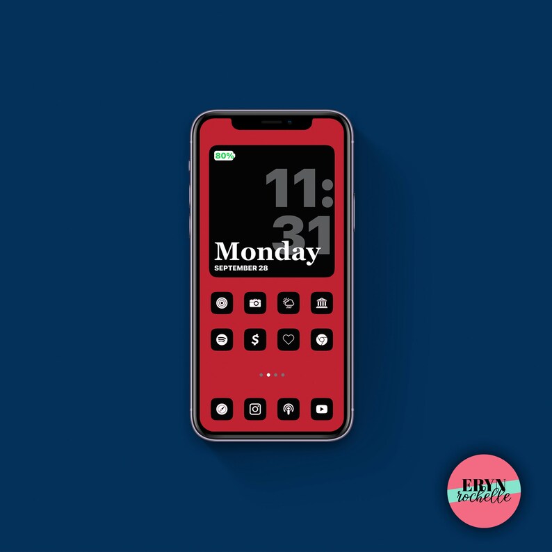 Black and White App Icons Aesthetic App Covers Ios 14 Home - Etsy