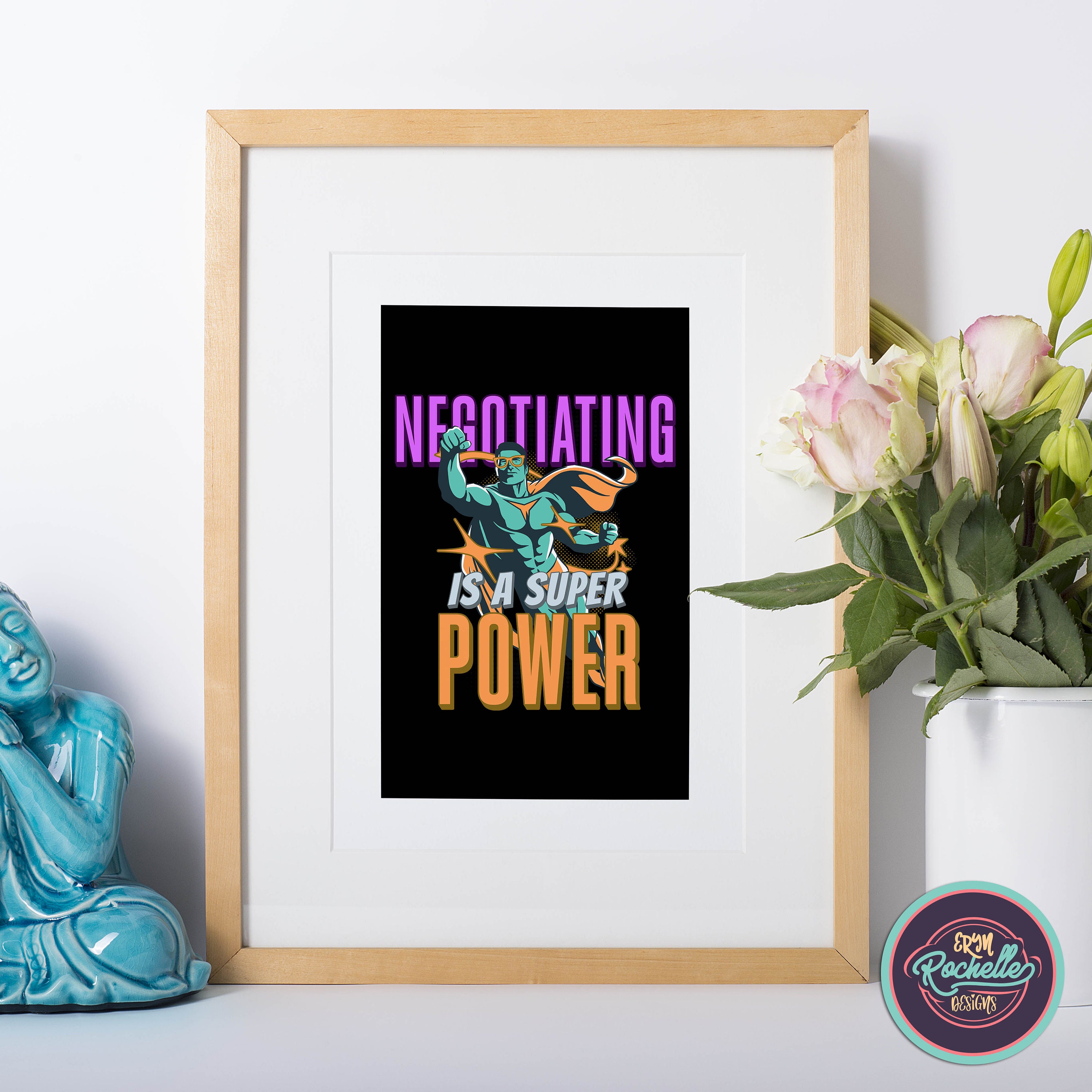 Super Hero Negotiation Collective Bargaining Poster Black Labor Union ...