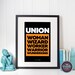 Union Woman - Labor Union Political Poster, Printable Wall Art, Digital ...