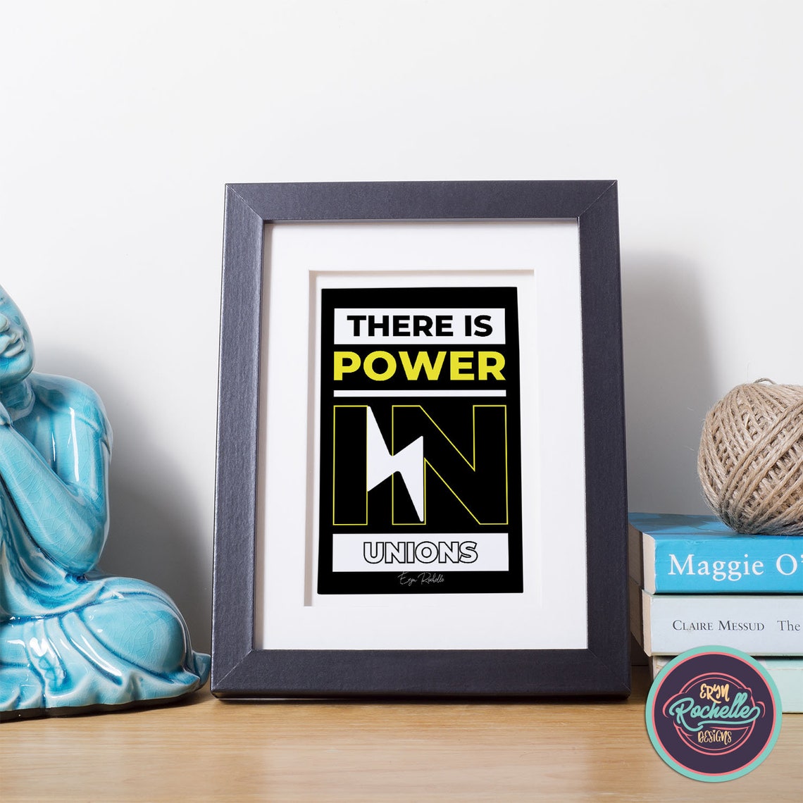 There is Power in Unions Labor Union Political Poster, Printable Wall ...