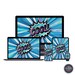 COOL Comic Book Style Art Print - Superhero Pop Art - Digital Download ...