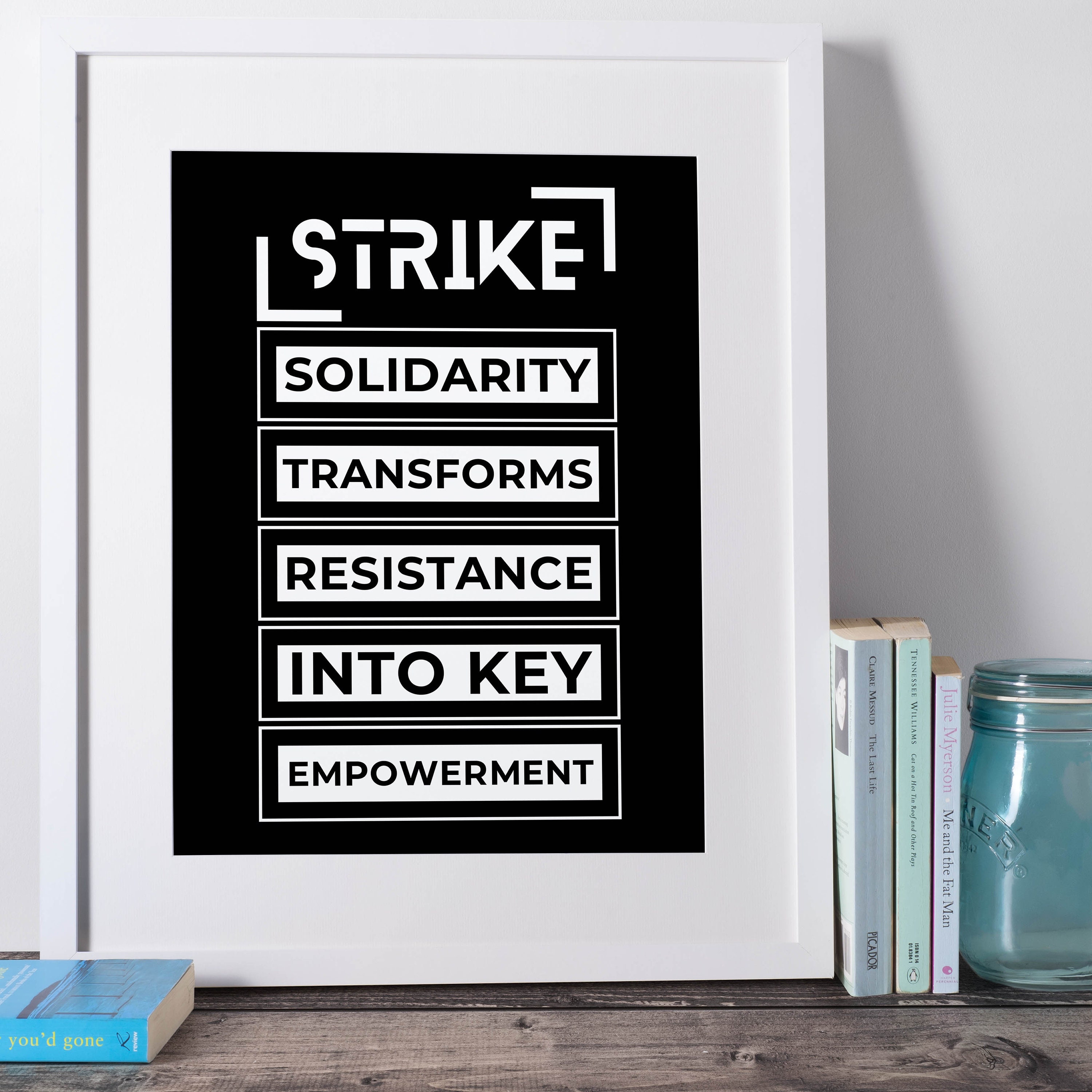 Strike Workers Rights Labor Union Poster Black Labor Union Political ...