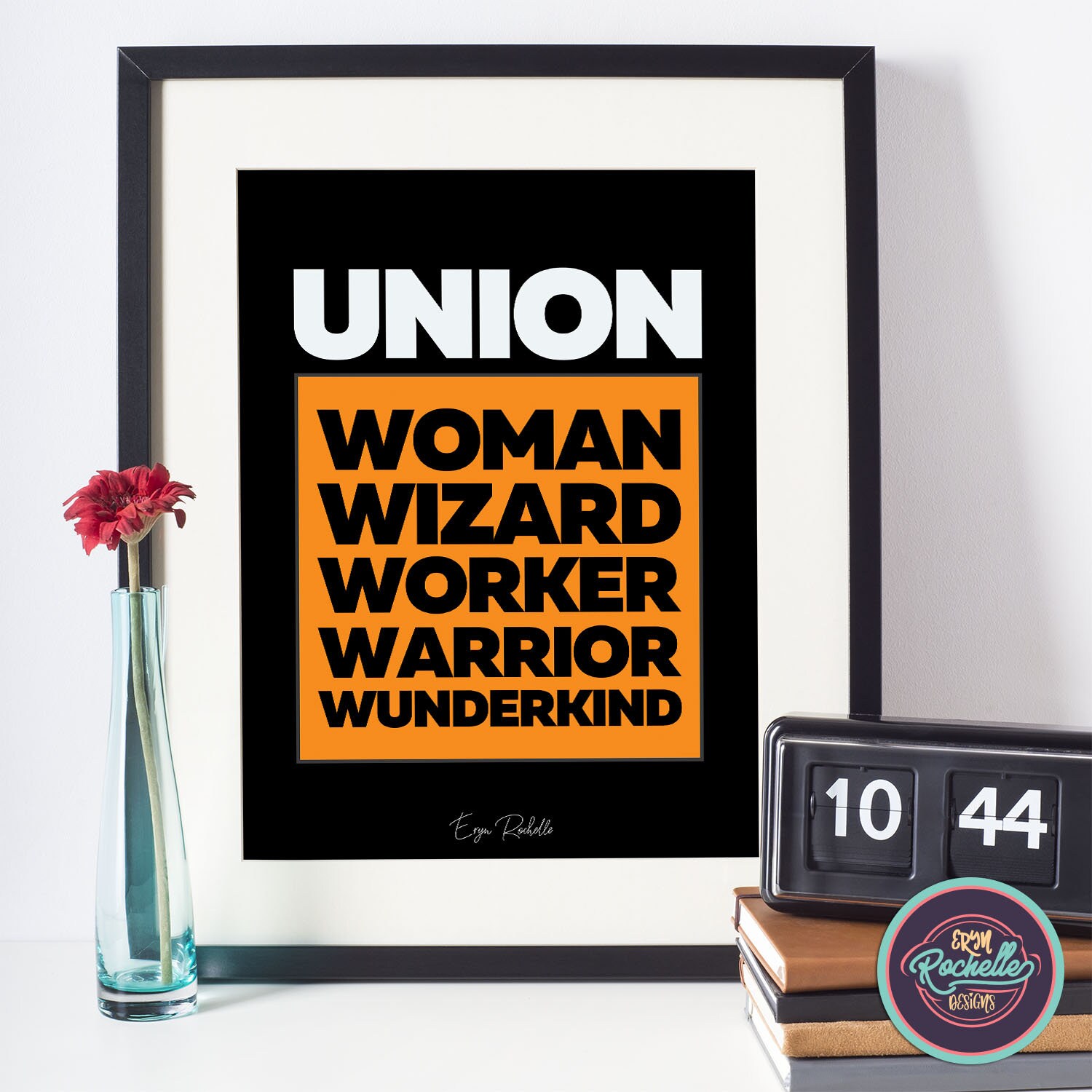 Union Woman - Labor Union Political Poster, Printable Wall Art, Digital ...