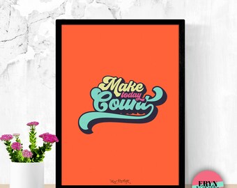 Make Today Count - Etsy