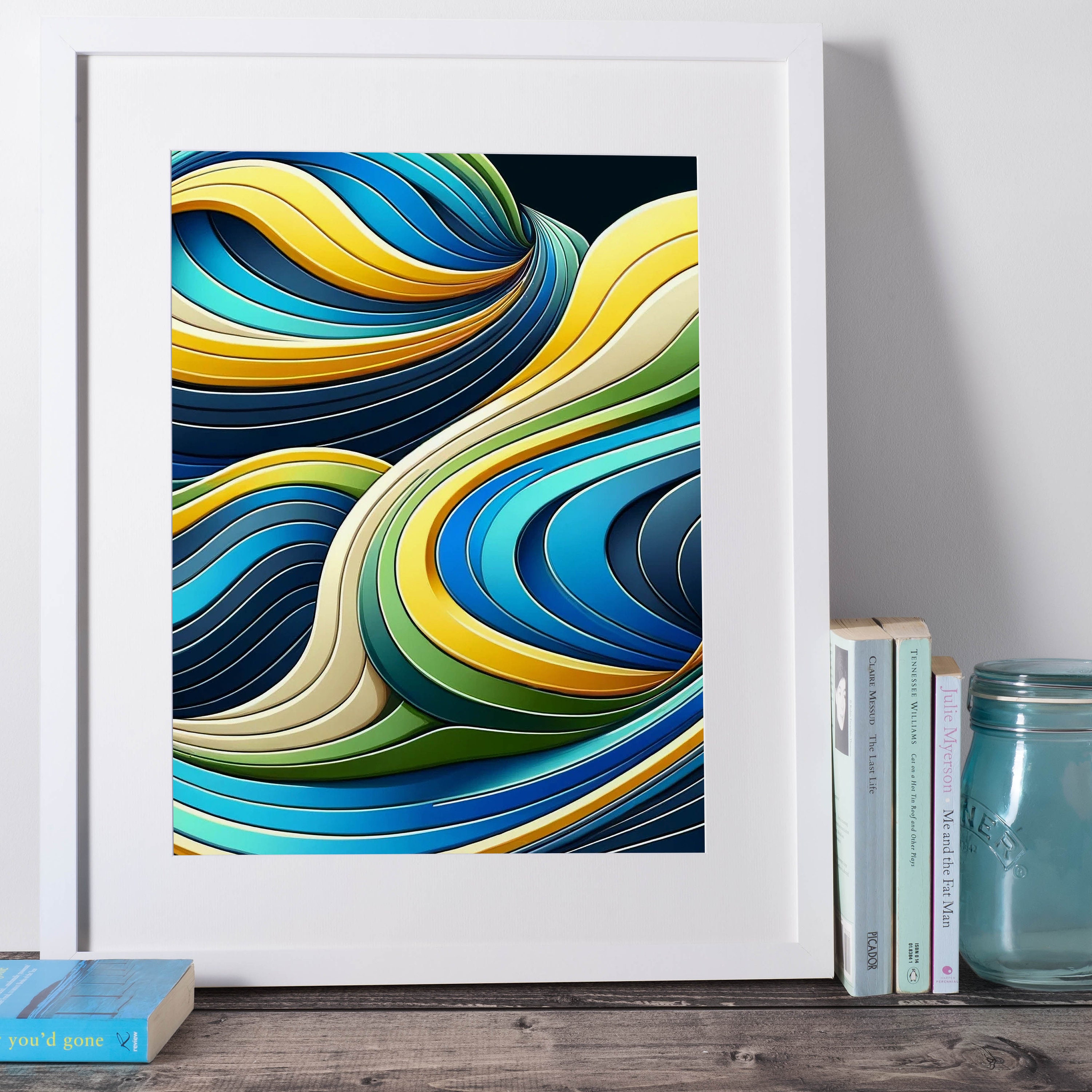 Abstract Minimalist Printable Wall Art - Kitchen Office Bathroom Decor ...