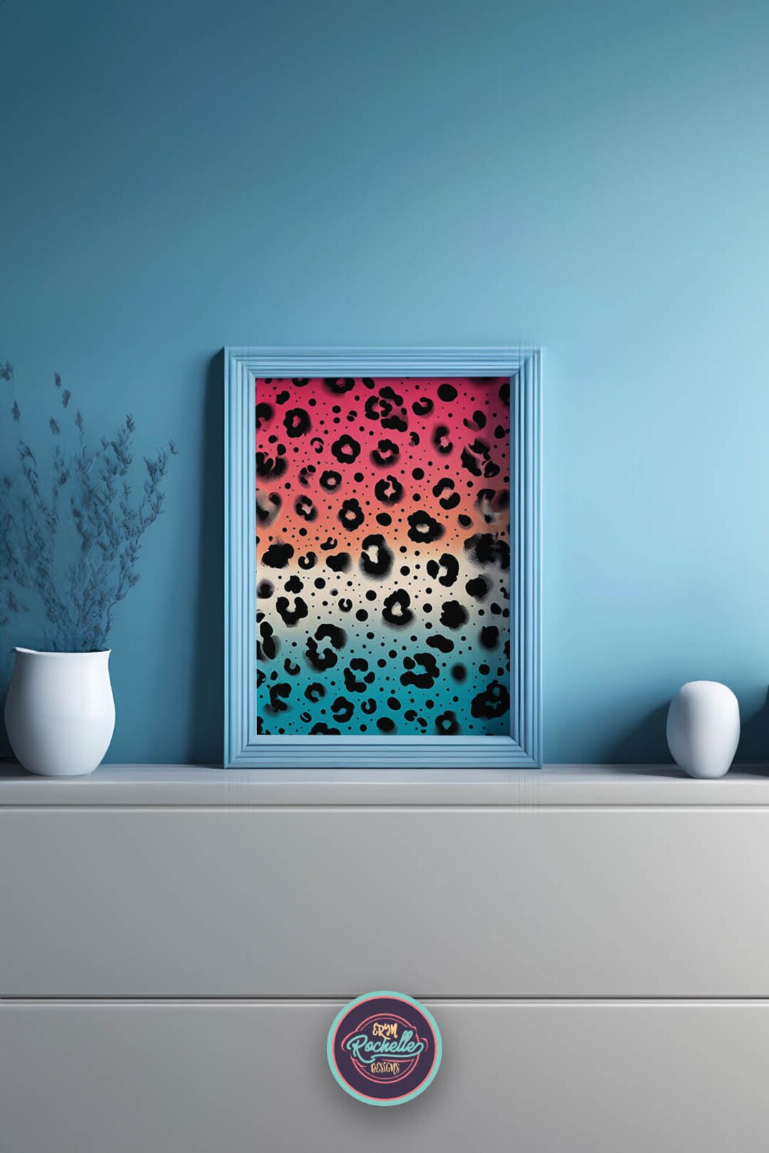 Colorful Cheetah Print - Trendy Animal Art for Dorm or Home - Printable ...