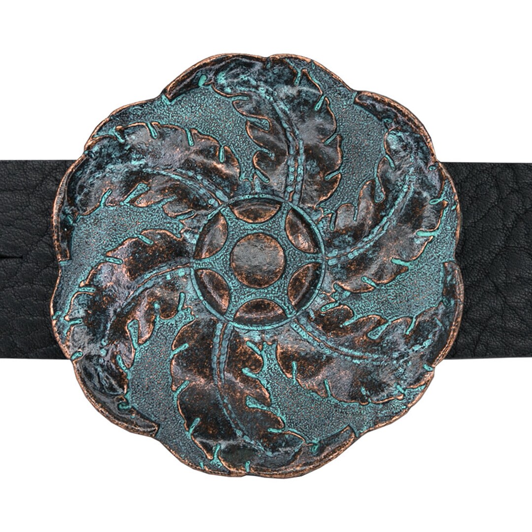 Made in USA: Old Copper Patina With a Floral Design - Etsy