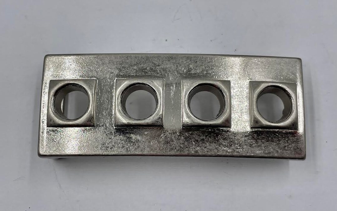 Silver Buckle With Raised Hole Pattern - Etsy